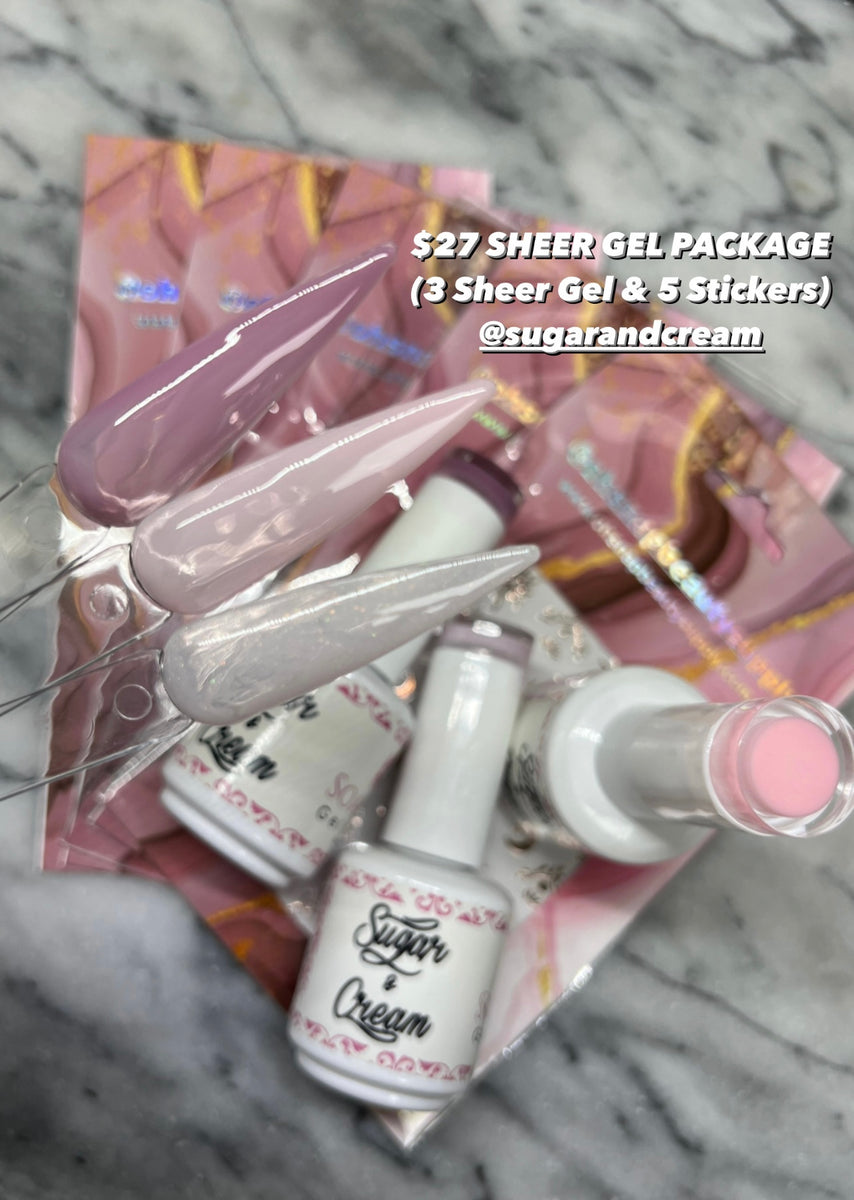 Sheer Gel Package 🤍🤍🤍 – Oh Snap! Beauty Supply