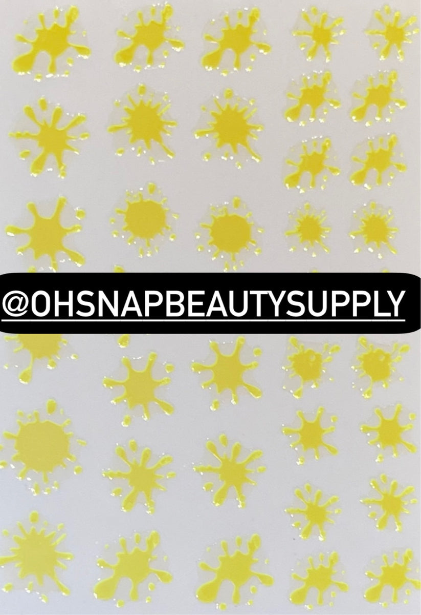YELLOW Paint B068 Sticker – Oh Snap! Beauty Supply