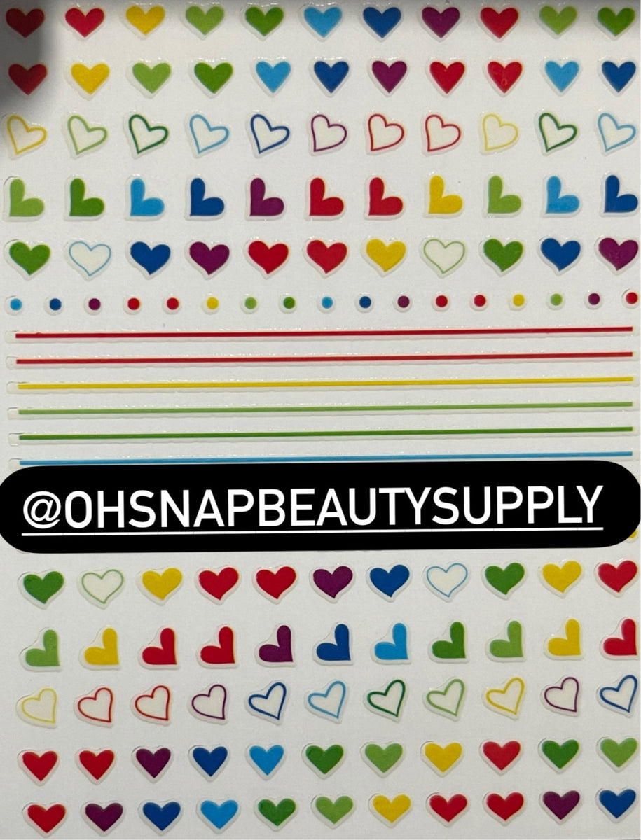 - COLOR Love Heart WG335 Sticker – Oh Snap! Beauty Supply