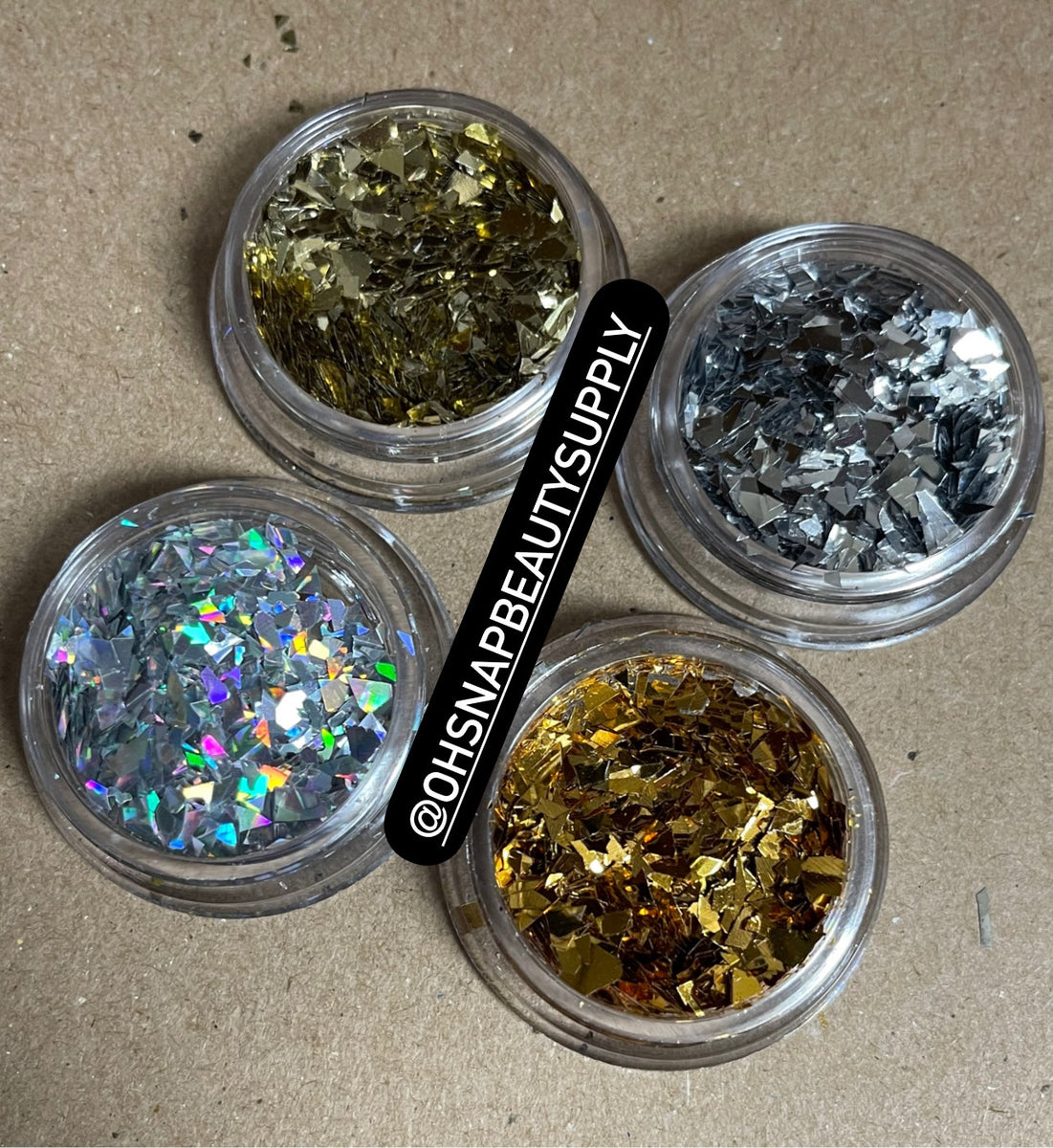 Holographic & Gold Flakes (4colors) – Oh Snap! Beauty Supply